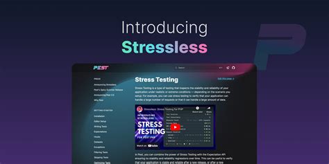 introducing stressless stress testing with pest r laravel