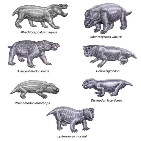 Permian Dicynodonts 2 By Willemsvdmerwe On Deviantart
