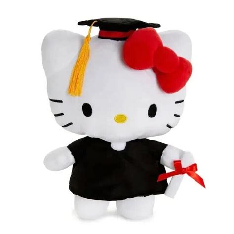 Sanrio Hello Kitty Cap And Gown 10 5 Inch Plush Free Shipping