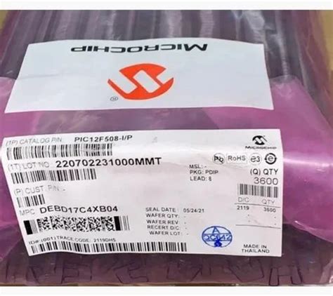 Microchip Pic12f508 Ip Pic Microcontroller Pdip 8 At ₹ 38piece In Mumbai