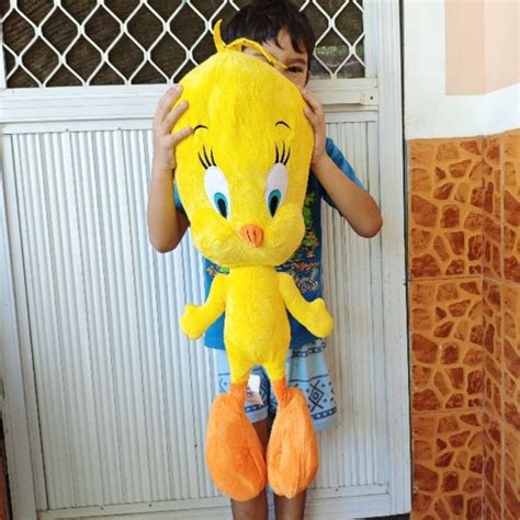 Looney Tunes Tweety Bird Jumbo Size Huggable Stuffed Toy Shopee