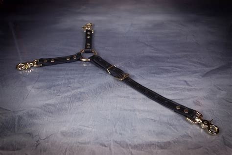 Adjustable Y Bondage Connector Strap Brass Etsy