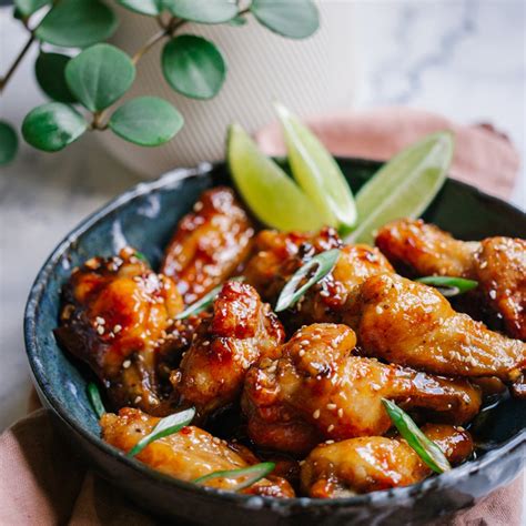 Honey Garlic Chicken Wings Eat With Carmen
