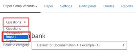 Import A File Of Questions To Question Bank University Of Waikato