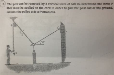 Solved 3 Determine The Force P That Must Be Applied To The