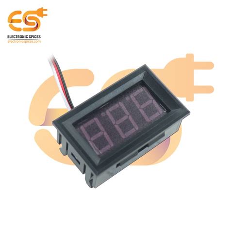 Buy Dc 3v 30v 3 Wire Digital Voltmeter With Red Led Display