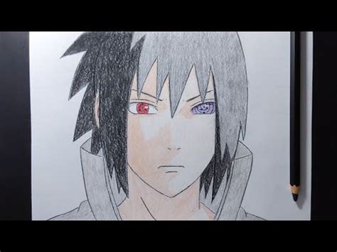 How To Draw Sasuke Step By Step Anime Drawing Tutorial For Beginners Pencil Anime Drawing