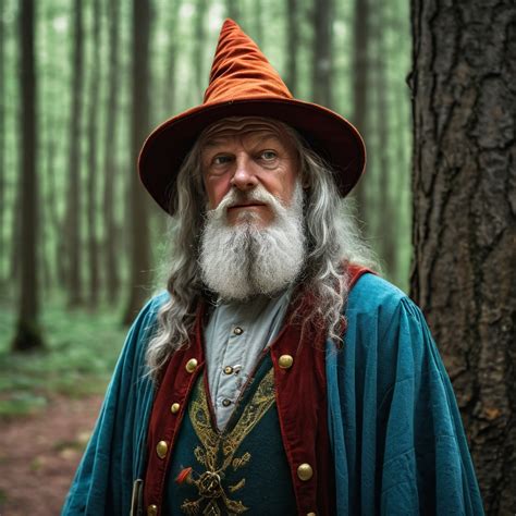 Medieval Wizard In Forest Stable Diffusion Online