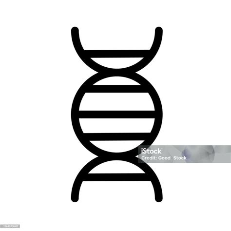 Icône Simple De Contour Noir Et Blanc Dadn Illustration De Vecteur Plat