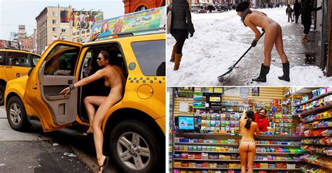 Naked In New York Photographer Poses Nude In The Big Apple For Crowd Funding Book Irish