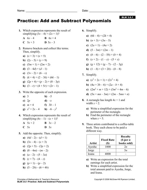Adding And Simplifying Quadratic Expressions With Some Multipliers A