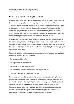 Delict B Seminar Sheet Special Forms Of Liability Without Fault