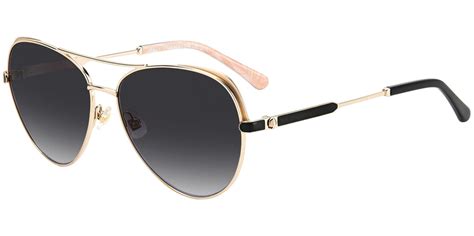 Kate Spade Katalina Gold Tone Aviator W Gradient Lens Eyedictive