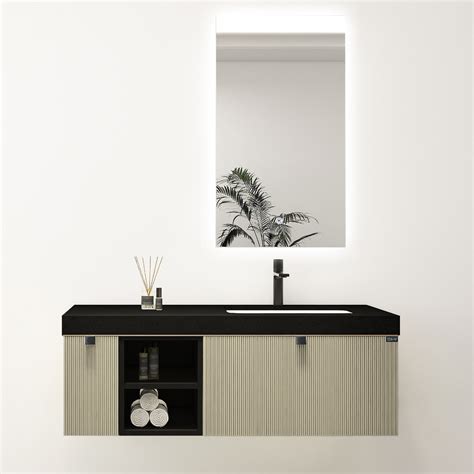 ᐉ Тумба с раковиной Black & White Gravity AV706.1200 матовое золото для ...