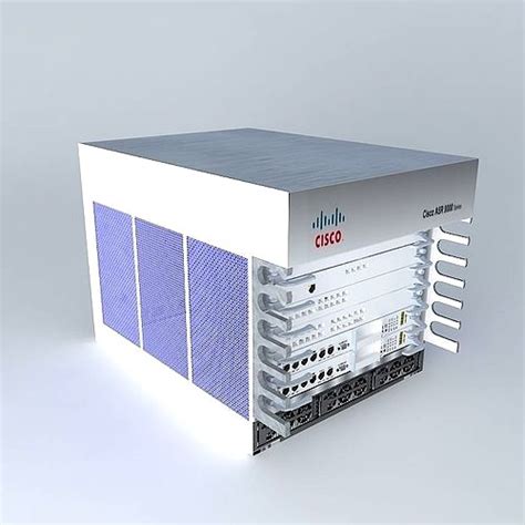 Cisco Asr 9006 Router 3d Model