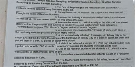 Sampling Of Sampling Systematic Random StudyX