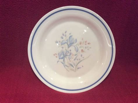 Pyrex Iris Blue Iris Tea Plate 19cm Diameter Circa 1985 Etsy
