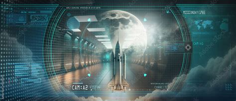 Стокова ілюстрація Hud Ui Futuristic User Interface3d Global World Map