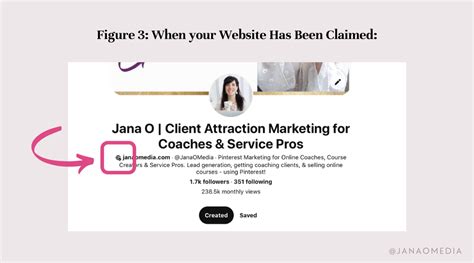 How To Claim Your Website On Pinterest Jana O Media