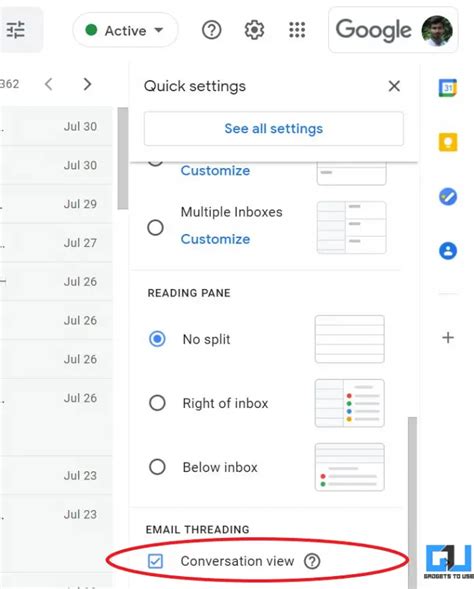 How To Turn Off Conversation Thread View In Gmail Gadgets To Use