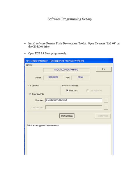 Programming Setup Pdf Software Booting