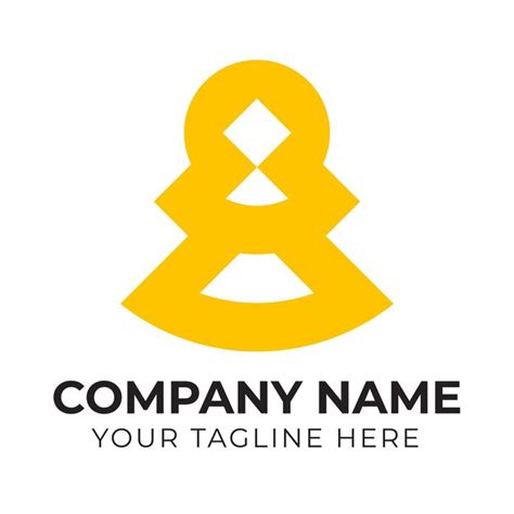 Une Lettre Avec Un Triangle Jaune Dessus Vecteur Premium