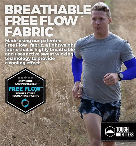 Tough Outdoors Sun Protection Arm Sleeves For Men And Women Basketball
