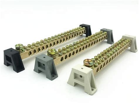 Grounding System Screw Wire Connector Earth Bar Power Terminal Block China Industrial Ground