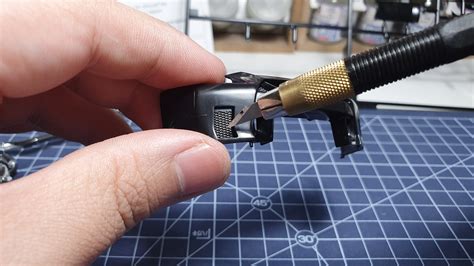 Gunpla Forge The Solid Intake Vents Were Cut Out To Be