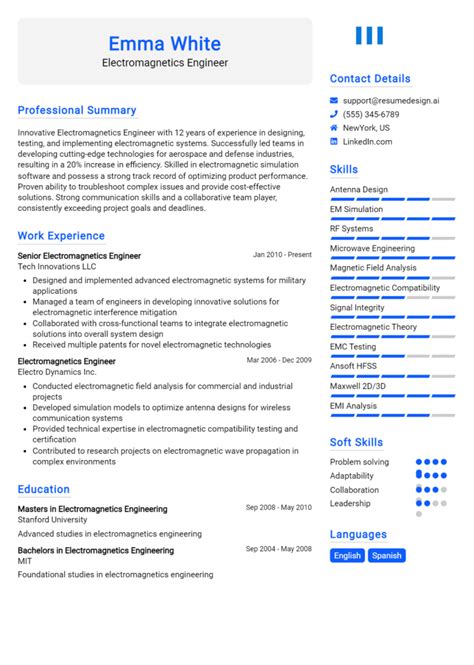 20 Vlsi Design Engineer Resume Examples And Templates For 2025 Resumedesign Ai