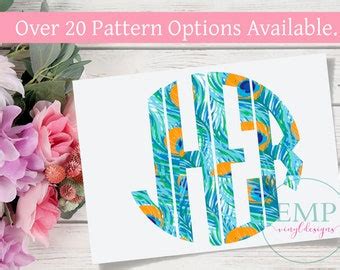 Initial Monogram Etsy