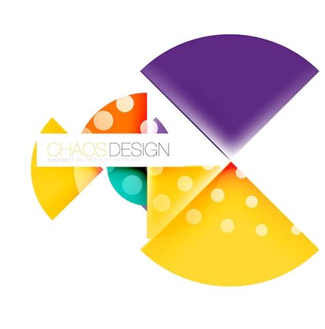 Premium Vector Geometric Abstract Composition Circles Layout