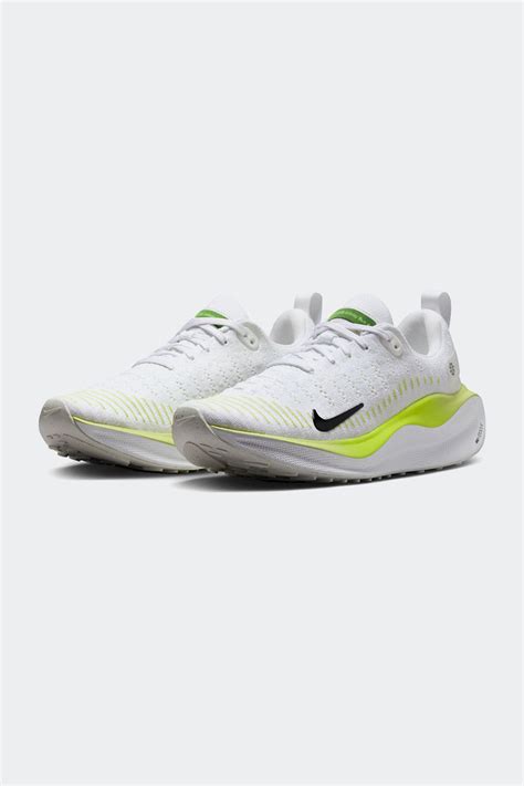 Nike React Infinity Run Flynit 4 White Black Lt Lemon Twist Volt Stylerunner