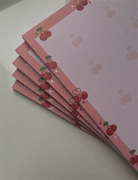 Cherry Notepad A5 Lia Planner
