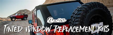 Bestop Black Denim Tinted Window Kit For Bestop Sunrider Wrangler Tj Except