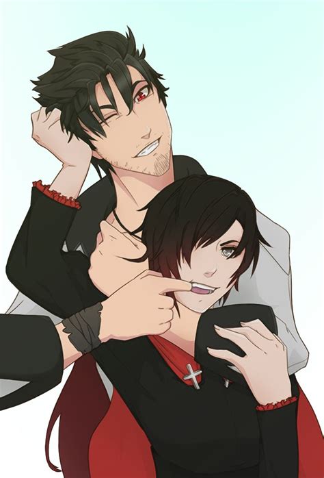 Ruby And Qrow Rwby Rwby Anime Rwby Fanart