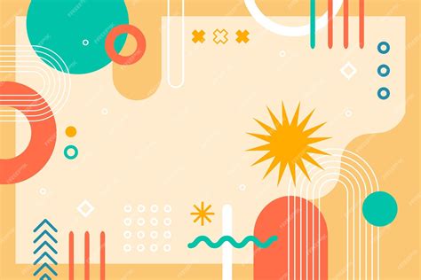 평면 기하학적 배경 무료 벡터