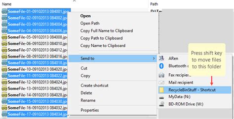 How To Add Move To A Specific Folder To The Context Menu Windows 10