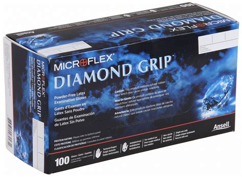 Microflex Disposable Gloves Gen Purposemedical Grade 6 Mil Powder