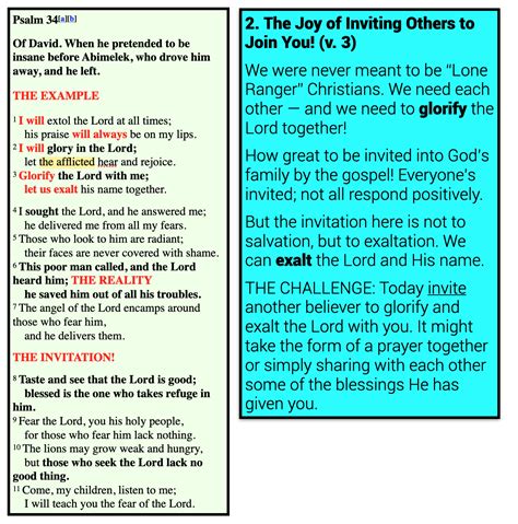 A Study Of Psalm 34 Part 3