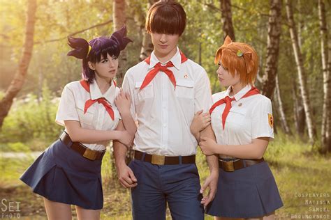 Alisa Lena And Semyon From Everlasting Summer By Brounovskoe On Deviantart