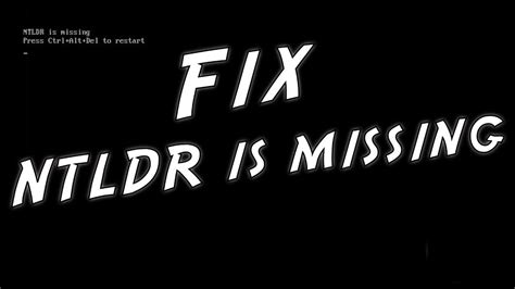Simple Info About How To Recover From Ntldr Missing Welfareburn20