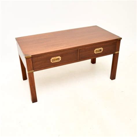 Vintage Military Campaign Style Coffee Table 1950 For Sale At Pamono