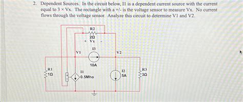 Solved Dependent Sources In The Circuit Below Il Is A