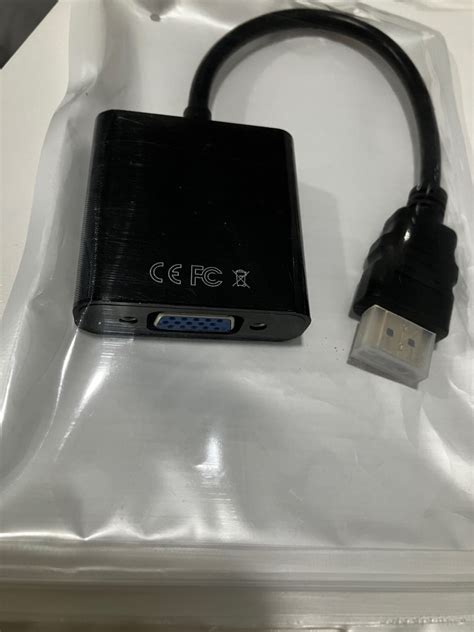 Hdmi To Vga Adapter Computers And Tech Parts And Accessories Cables