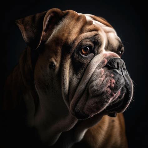 Premium Ai Image A Dog With A Brown And Black Face Is Shown With A