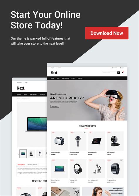 Next Free Prestashop Theme 224556 Templatemonster