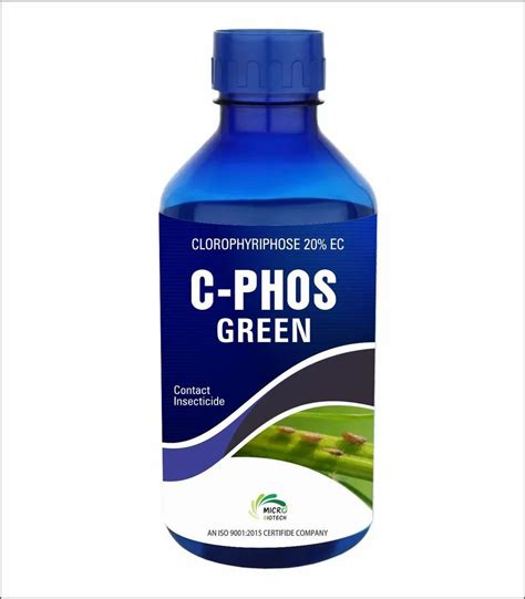 C Phos Insecticides Chlorpyriphos 20 Ec Bottal 500ml 1lt At Rs 270