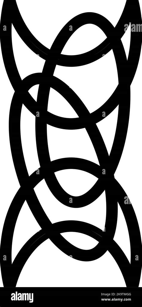 Rope Chain Line Icon Vector Illustration Stock Vector Image And Art Alamy