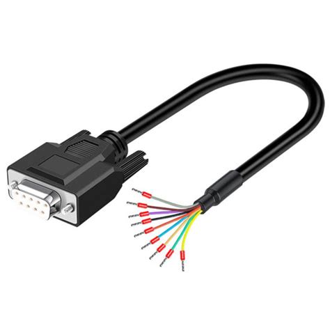 Getuscart Anmbest Db9 Female Solderless Breakout Connector With 5ft 26awg Replacement Cable